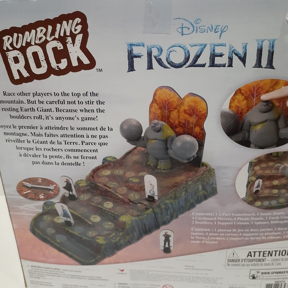 Disney | Toys | Disney Frozen 2 Rumbling Rock Game For Ki | Poshmark